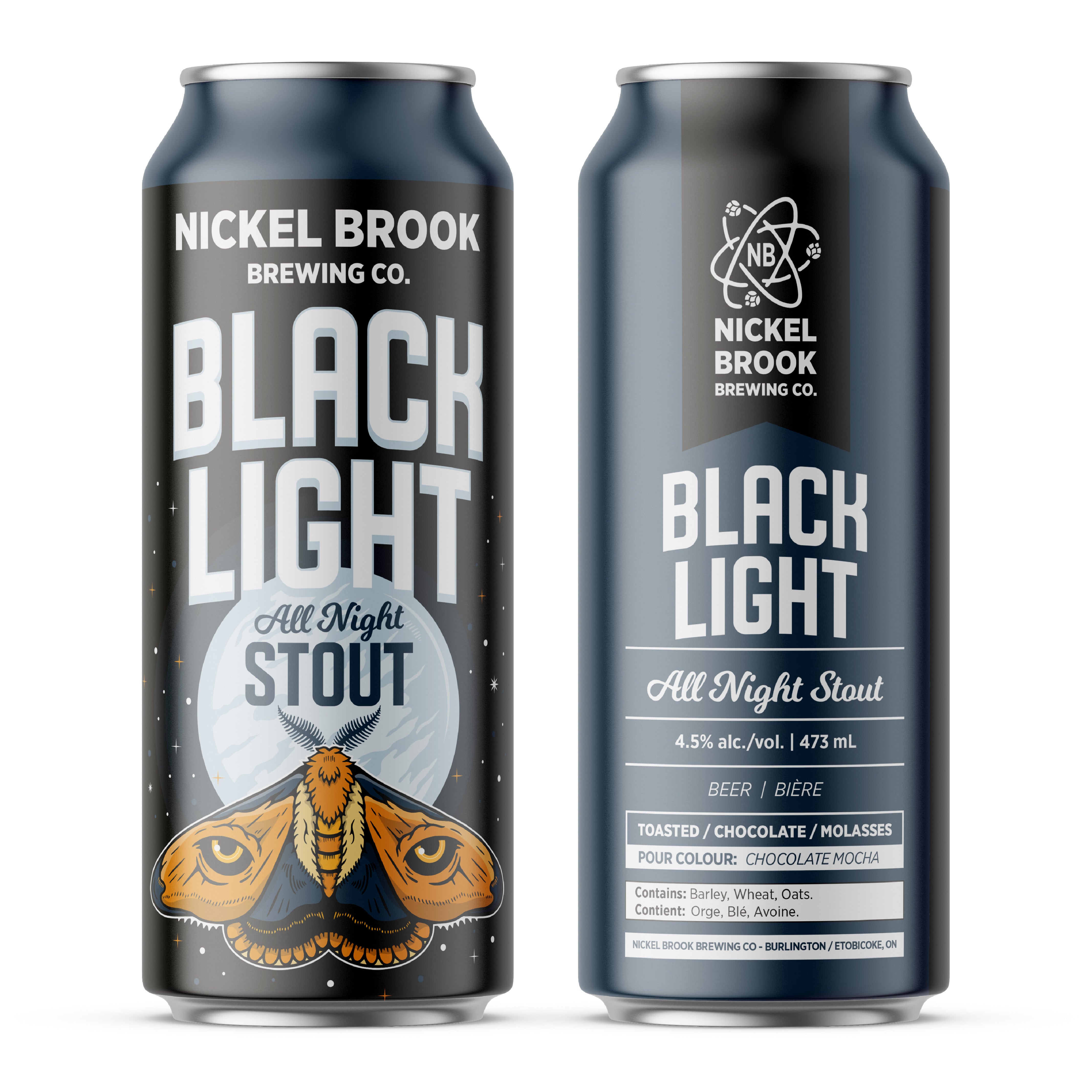 Black Light - All Night Stout | Nickel Brook Brewing Co.